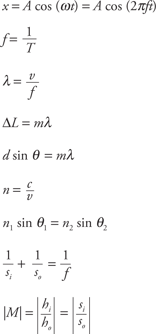 AP Physics 2 Equations Appendix AP Physics 2 Equations Appendix